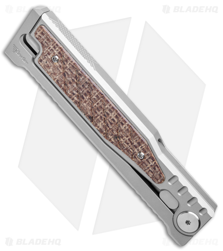 Reate EXO Tanto Gravity Titanium/Burlap Micarta - Blade HQ