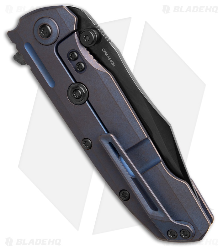 Reate Knives 9D-V2 Knife Blue/Bronze Titanium Black DLC