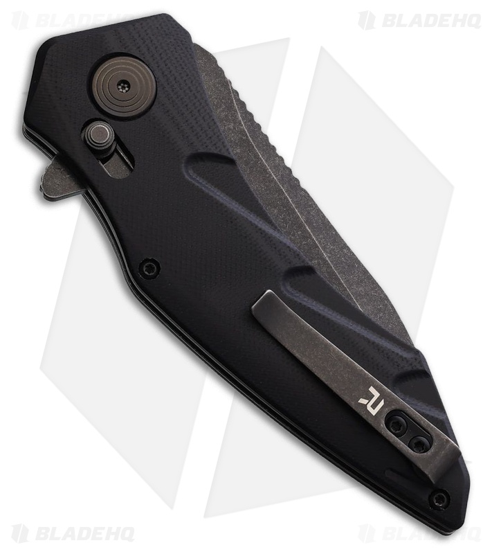 REVO Storm Crossbar Lock Knife Black G-10 (Black PVD)