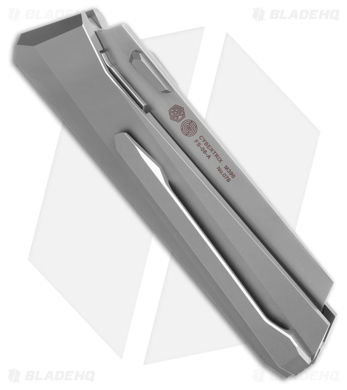 Rike Cybertrix A Tanto Liner Lock Knife Titanium - Blade HQ