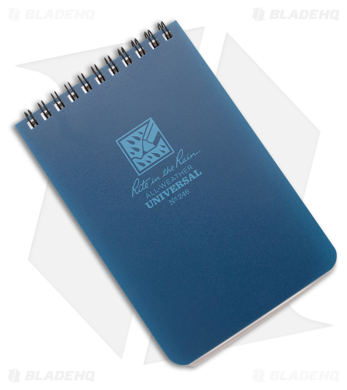 Rite in the Rain 6" x 4" Top-Spiral Notebook (Blue) - Blade HQ