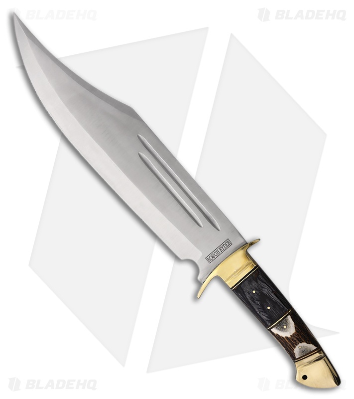 Rough Ryder Bowie Fixed Blade Knife Stag/Pakkawood/Wood