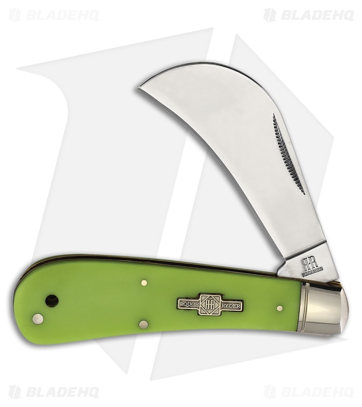 Rough Rider Hawkbill Knife Moon Glow Mirror