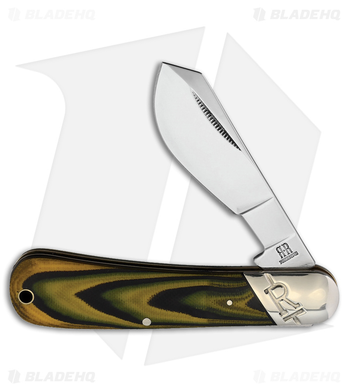 Rough Ryder Cotton Sampler Knife "Wasp"/Yellow G-10 Satin