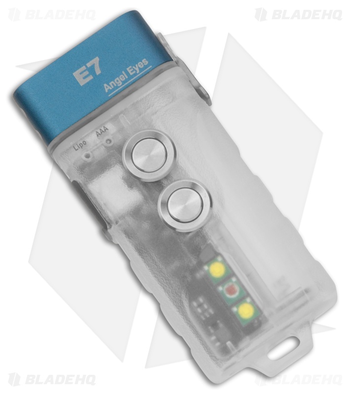 RovyVon Angel Eyes E7 Flashlight 6500K White/Red 700 Lumens