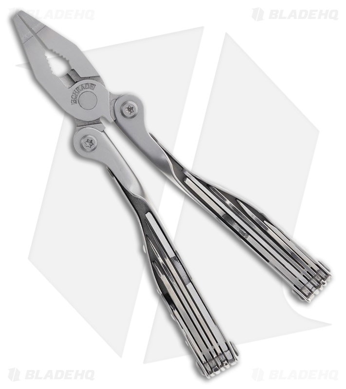 Schrade Tough Tool Multi Tool Silver Stainless Steel Handles