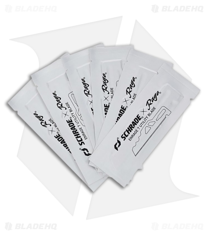 Schrade Enrage 7 Blades 6 Pk Utility - Blade HQ
