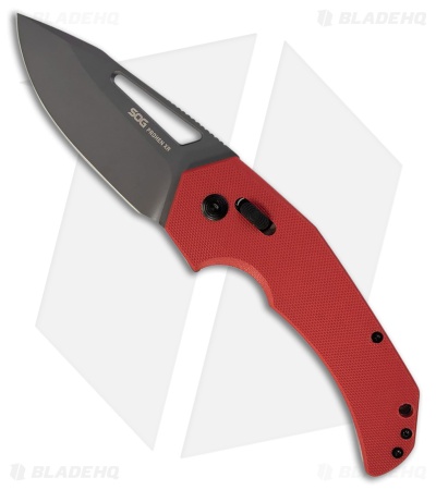 SOG Prohen XR Lock Red G-10 (3.50" Gray) - Blade HQ
