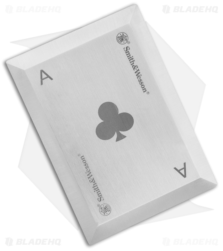 Smith & Wesson Bullseye Throwing Cards Stainless Steel (Satin) - Blade HQ