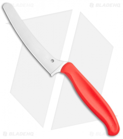 Spyderco Z-Cut Lightweight Red Blunt Tip (4.3" Satin) K13PRD - Blade HQ