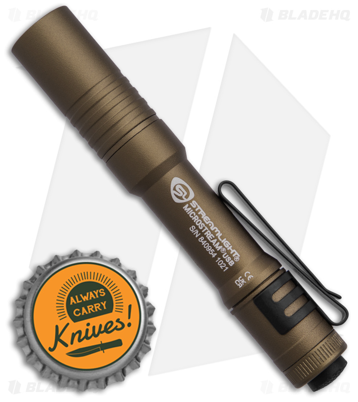 Streamlight Micro Stream Flashlight Brown - Blade HQ