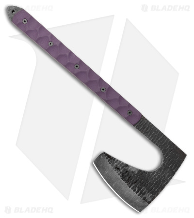 Stroup Knives Viking Axe Purple G-10 - Blade HQ