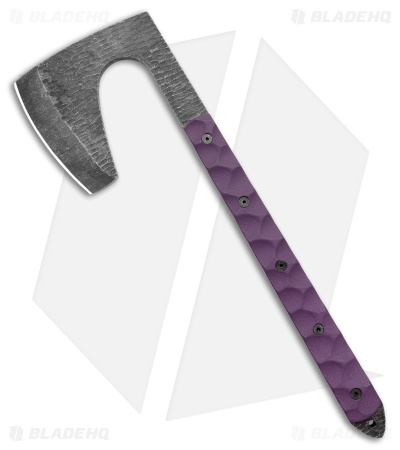 Stroup Knives Viking Axe Purple G-10 - Blade HQ