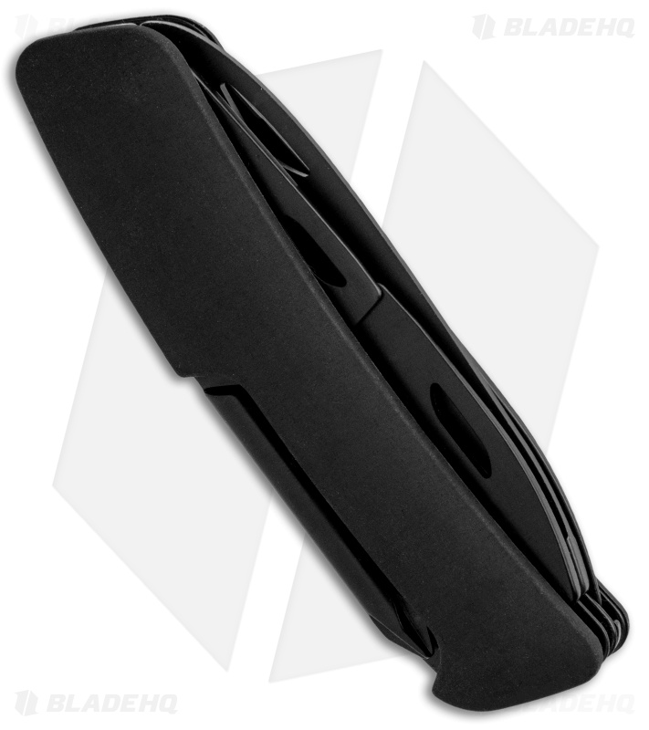 Swiza D06 Button Lock Swiss Pocket Knife Black (2.75" Black) - Blade HQ