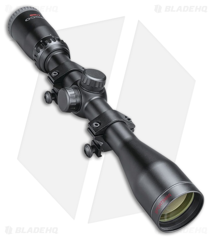 Tasco 4-12X40 Black Tactical Rifle Scope - Blade HQ
