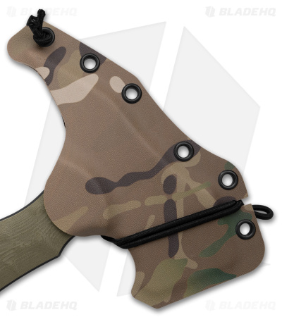 Toor Knives 9" Tomahawk F13 Covert Green G-10 - Blade HQ