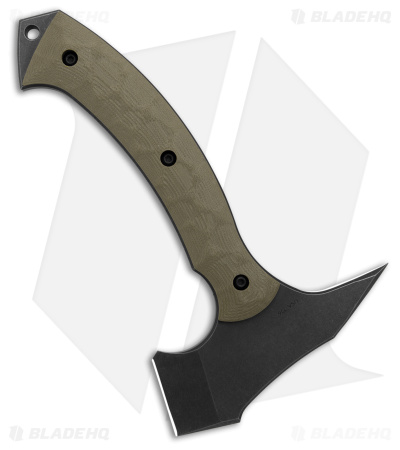 Toor Knives 9" Tomahawk F13 Covert Green G-10 - Blade HQ