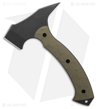 Toor Knives 9" Tomahawk F13 Covert Green G-10 - Blade HQ