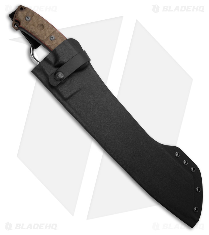 TOPS Knives El Chete Knife Tan Canvas Micarta Bronze