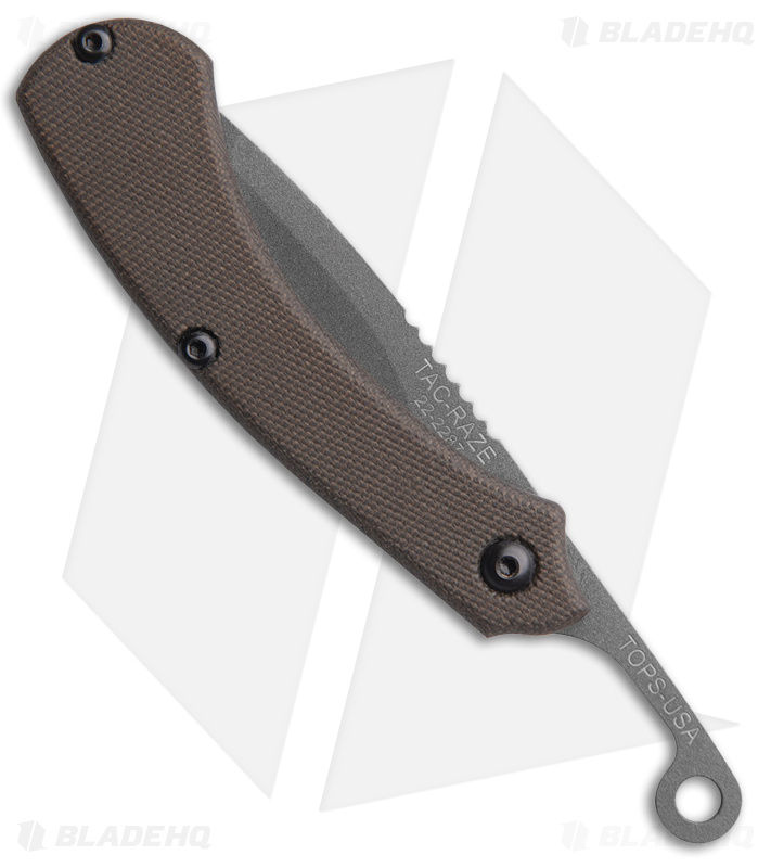 TOPS Knives Tac-Raze 8 Folding Knife Green Mic - Blade HQ