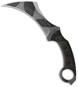 TOPS TAC-TOPS Karambit Fixed Blade Knife Micarta (6.2" Camo) TAC-01C ...