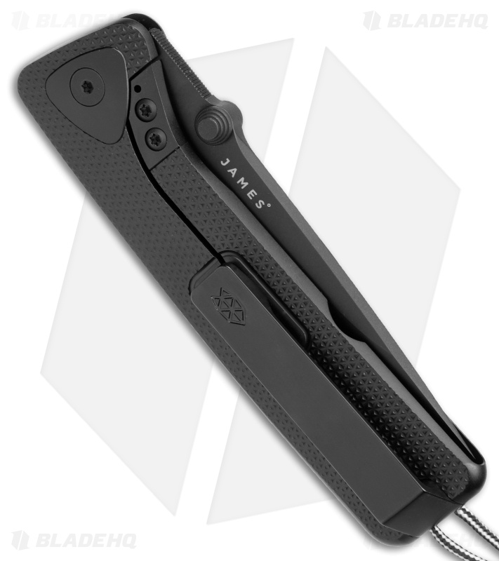 The James Brand Barnes Knife Ti. Black (3.5" Blk) - Blade HQ