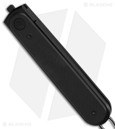 The James Brand Duval Liner Lock Knife Black G-10 - Blade HQ