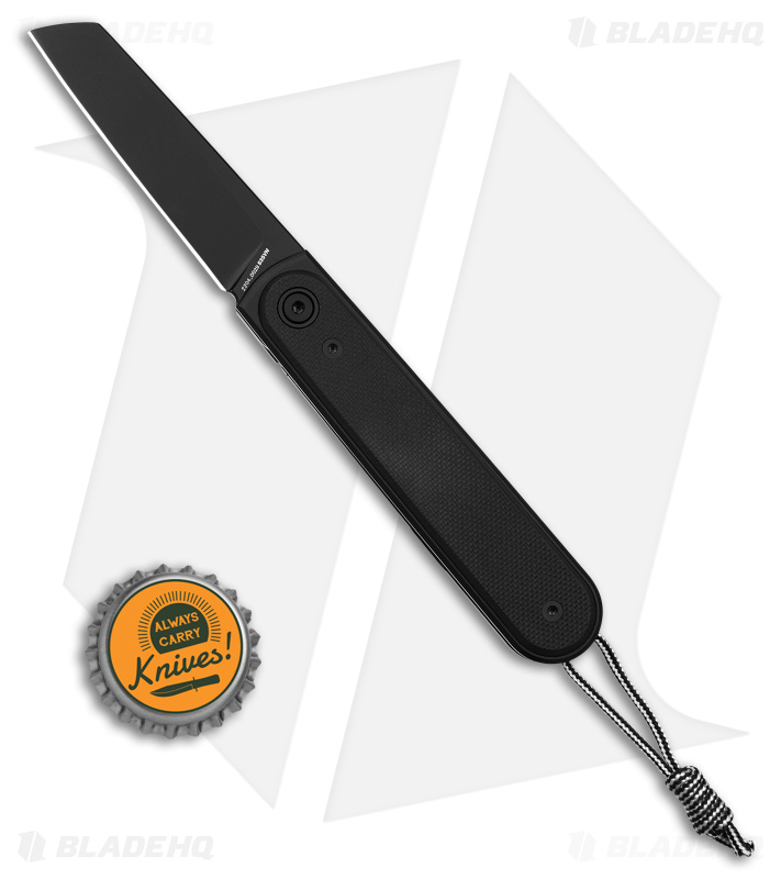 The James Brand Duval Liner Lock Knife Black G-10 - Blade HQ