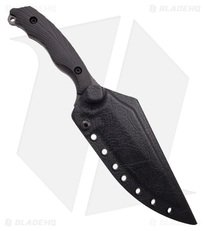 Toor Knives Raven Carbon Fixed Blade Knife G-10 (5.5" Black) - Blade HQ
