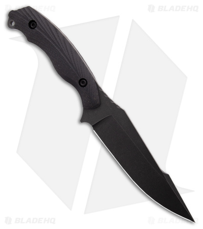 Toor Knives Raven Carbon Fixed Blade Knife G-10 (5.5" Black) - Blade HQ