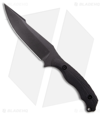 Toor Knives Raven Carbon Fixed Blade Knife G-10 (5.5" Black) - Blade HQ