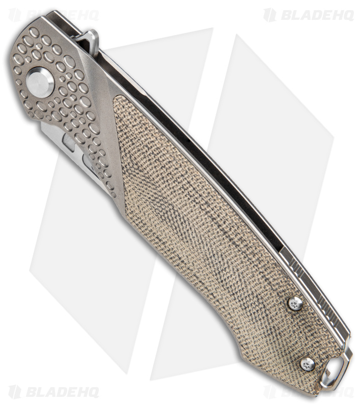 Tuyaknife Kingsman 2 Knife Natural (3.5" Satin) - Blade HQ