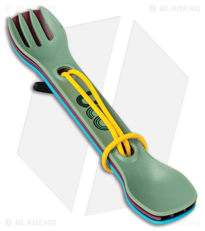 UCO Mini Spork 3 Pack - Blue, Purple, and Green - Blade HQ