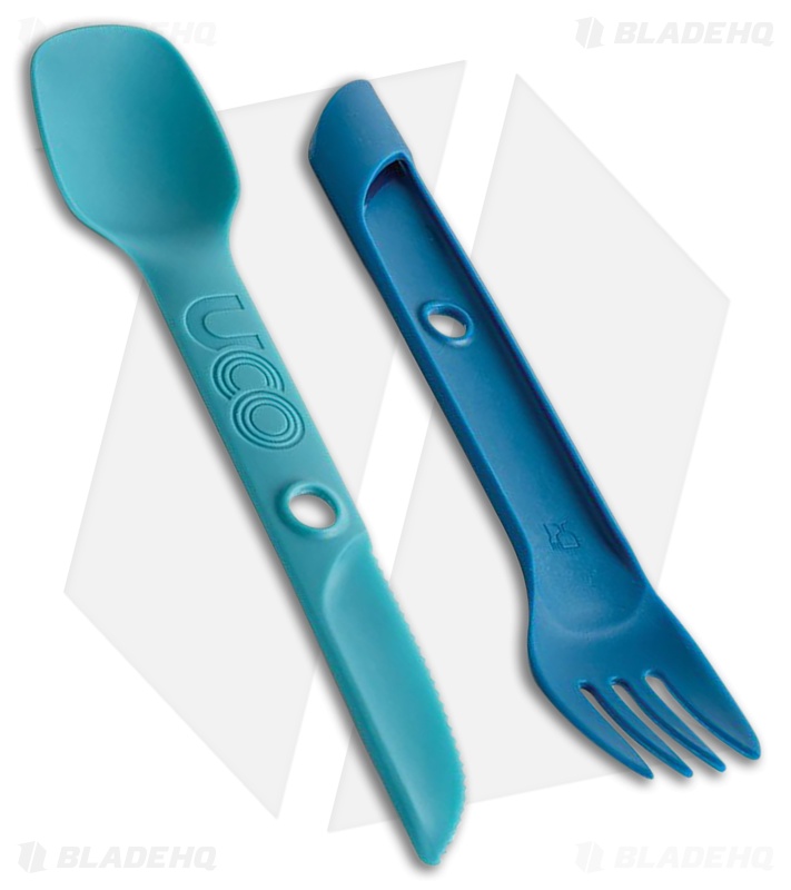 UCO Switch Spork Utensil Set - Blue - Blade HQ
