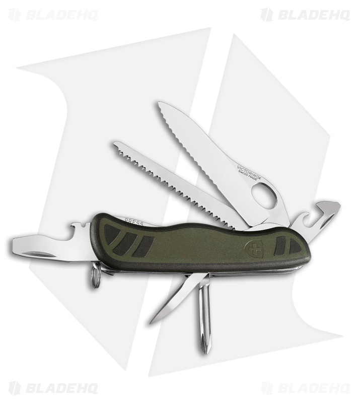 Victorinox Mulit Tool Soldier Green and Black Polyamide - Blade HQ