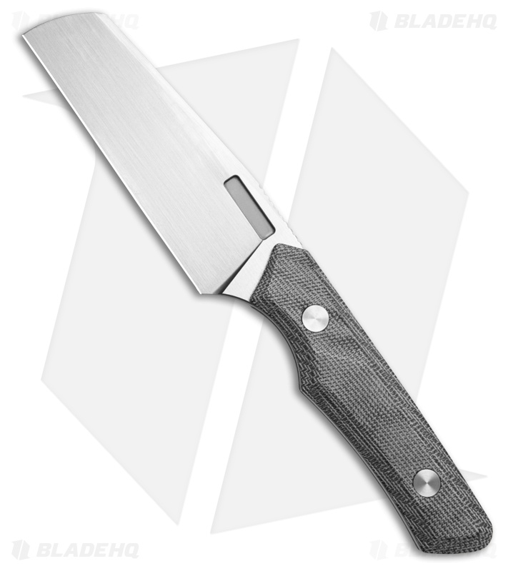 Vero Engineering Axon Fixed Blade Black Micarta Hand Satin