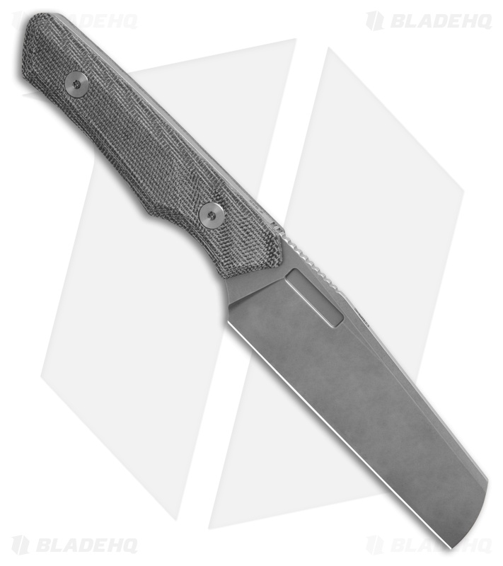 Vero Engineering Axon Fixed Blade Knife Black Micarta SW