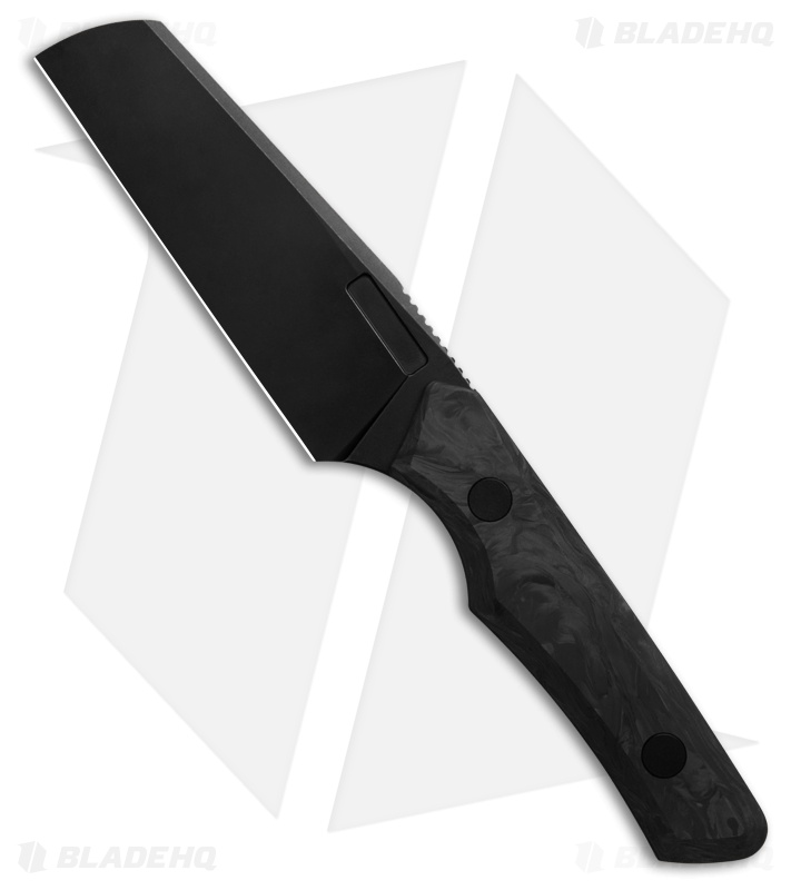 Vero Engineering Axon Fixed Blade Marbled CF Blackwash