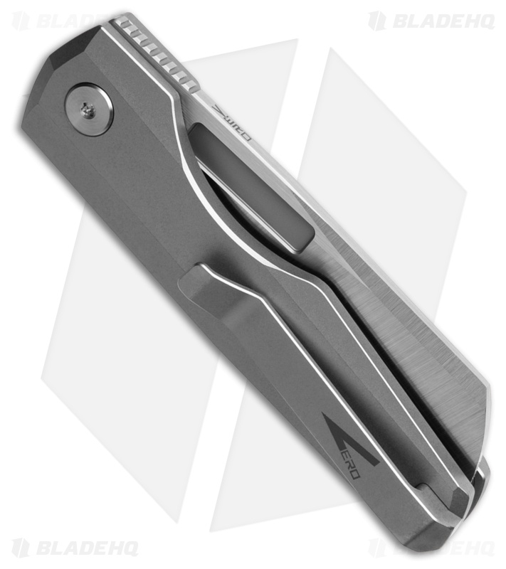 Vero Engineering Neuron Non-Flipper Knife Ti Belt Satin