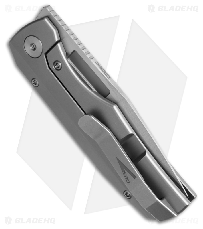 Vero Engineering Nova Mini Knife Titanium Hand Satin