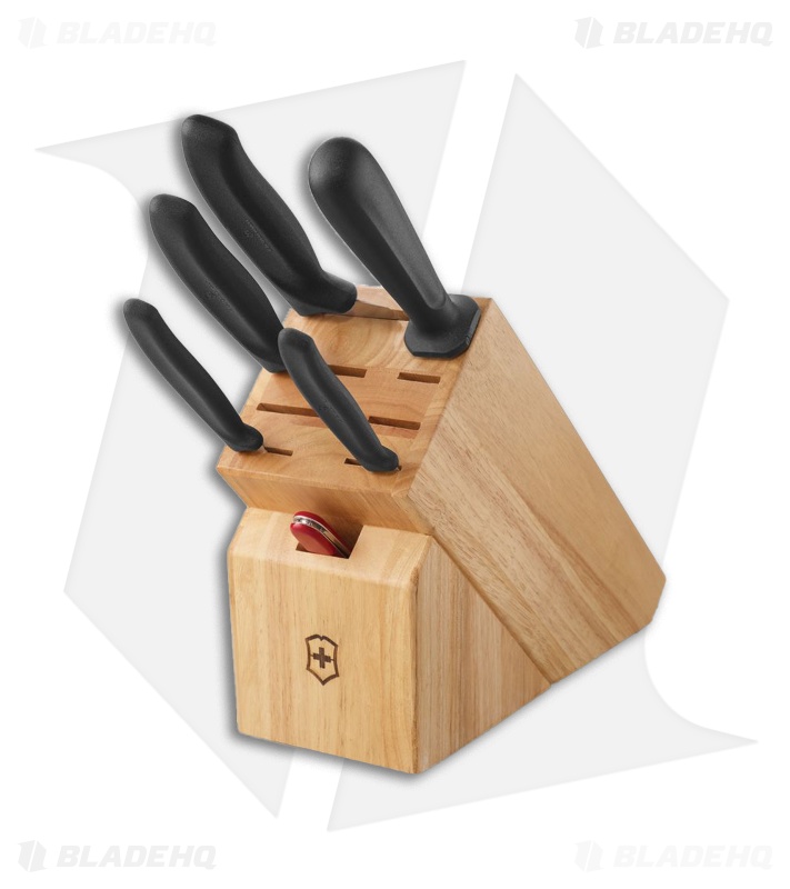 Victorinox Swiss Classic 7 Piece Block Set - Black