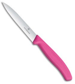 Victorinox Swiss Classic Paring Knife Pink 4" Full Serr