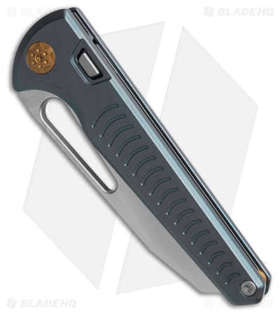 Vosteed Gavko Leopard Top Liner Lock Knife Blue Ti Satin