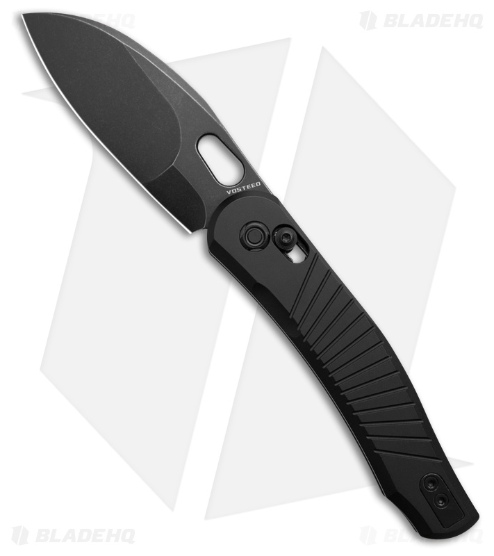 Vosteed Morel Crossbar Lock Knife Black Aluminum + Black SW