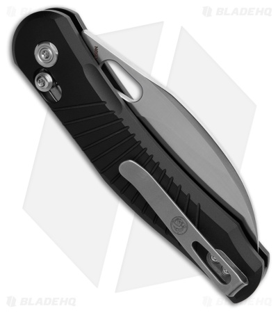 Vosteed Morel Crossbar Lock Black Al (3" Satin) - Blade HQ