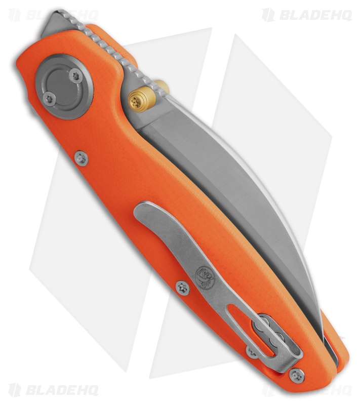 Vosteed Shilin Cutter Orange G-10 Shilin Cutter Satin 154CM