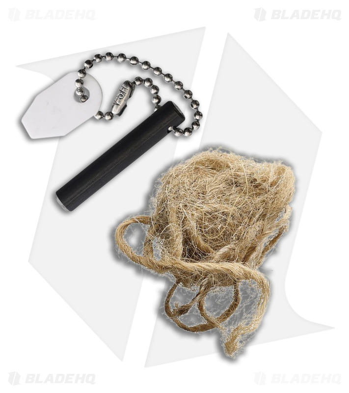 Wazoo Survival Gear Firestarter Keychain - Blade HQ