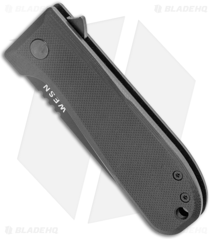 Wesn Goods Allman Liner Lock Knife Black G10 (2.75" Black) WESN044 ...