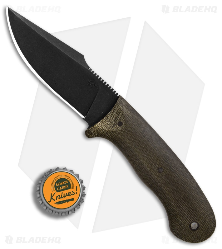Winkler Knives WKII Jaeger Knife | Green Micarta - Blade HQ