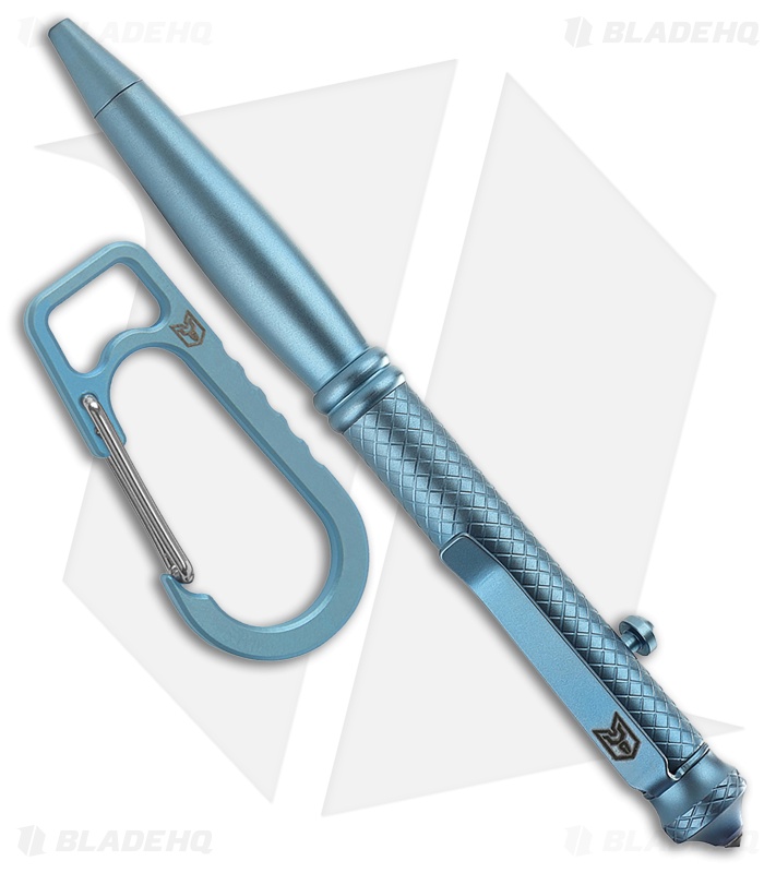 Bestechman Scribe Blue Titanium Pen w/ Breaker - Blade HQ